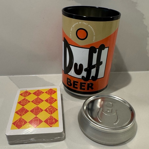 Toys | The Simpsons Duff Beer Can W Deck Of Series 2 Simpsons Playing ...